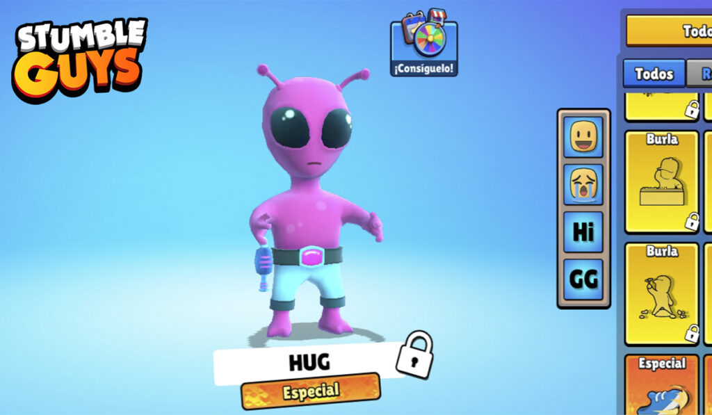 Los emotes más divertidos y populares de Stumble Guys