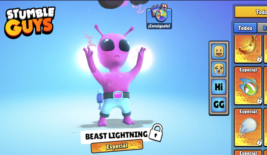 Los emotes más divertidos y populares de Stumble Guys